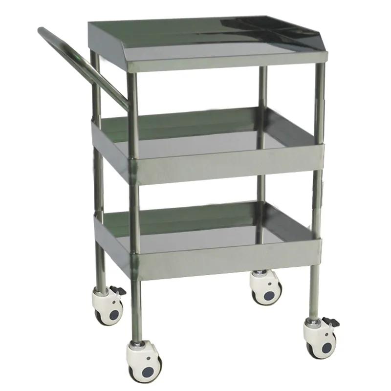 MN-SUS062 Stainless steel instrument carts, hospital treatment carts ...