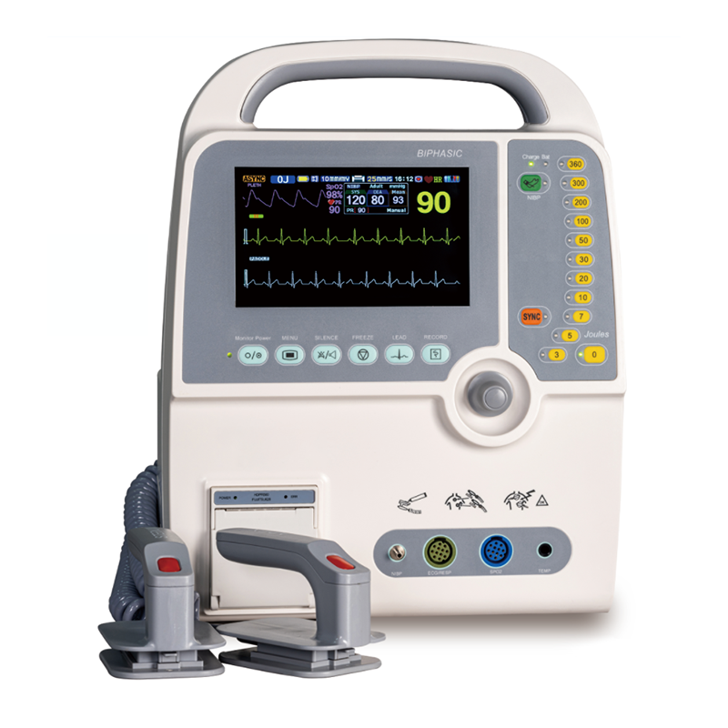 MN-DEF003 High End Defibrillator for Hospitals and Clinics Ultrasonic ...