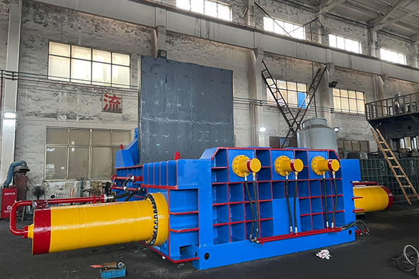 Double Cylinders Baler Machine for Scrap Rebars company | Tianfu