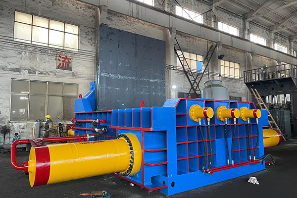 Double Cylinders Baler Machine for Scrap Rebars company | Tianfu