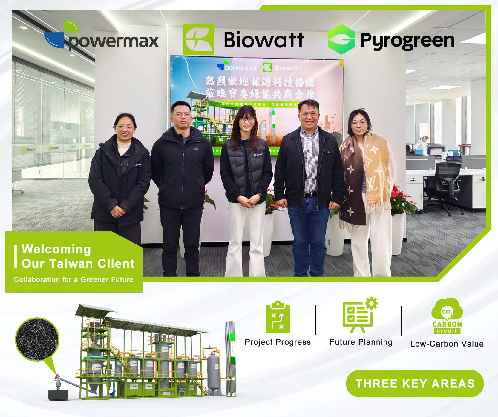 Deepening Collaboration for a Greener Future: Welcoming Our Taiwan Client