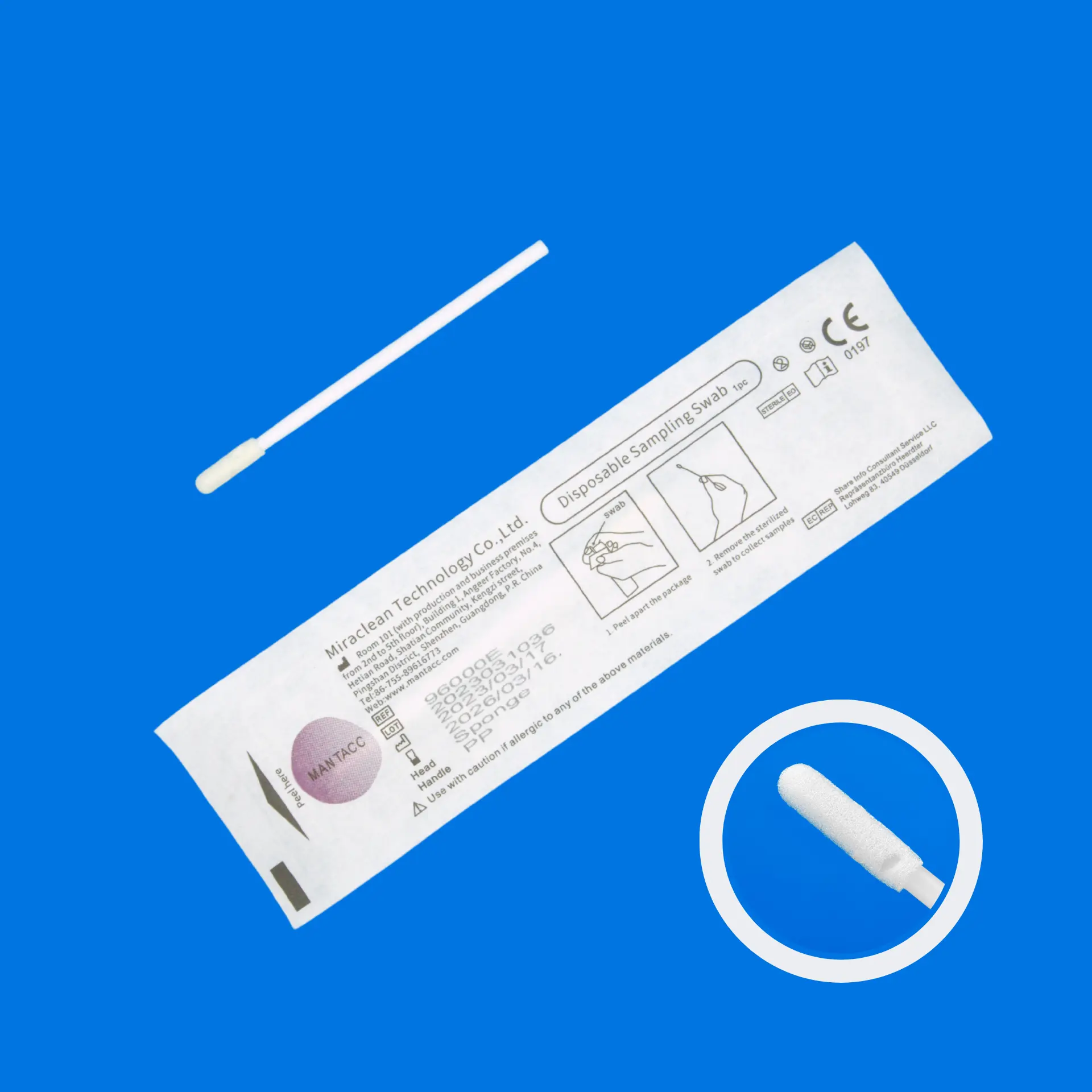Sterile Foam Nasal Swabs | 2.75" Short Flu Testing Swabs | Medical ...
