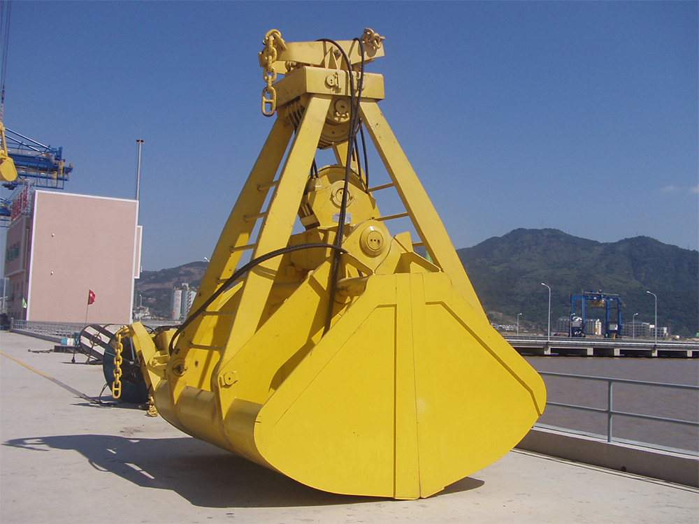 Four Ropes Clamshell Grab company, supplier | Finer(Jiangsu)Lifting ...