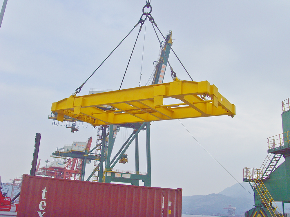 Manual Pulling Container Spreader company, supplier | Finer(Jiangsu ...