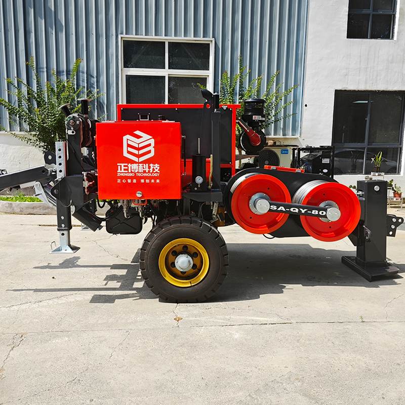 SA-QY-80 Hydraulic Cable Stringing Puller Machine manufacturer, company ...