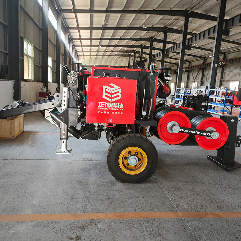 SA-QY-80 Hydraulic Cable Stringing Puller Machine manufacturer, company ...