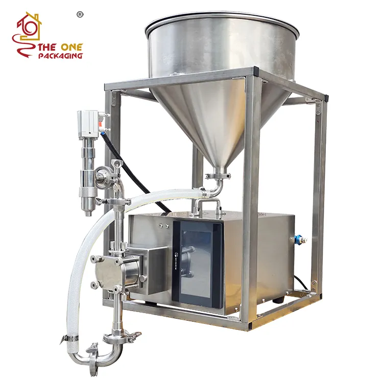 Single Pneumatic Filling Nozzle Digital Gear Pump Filling Machine with ...