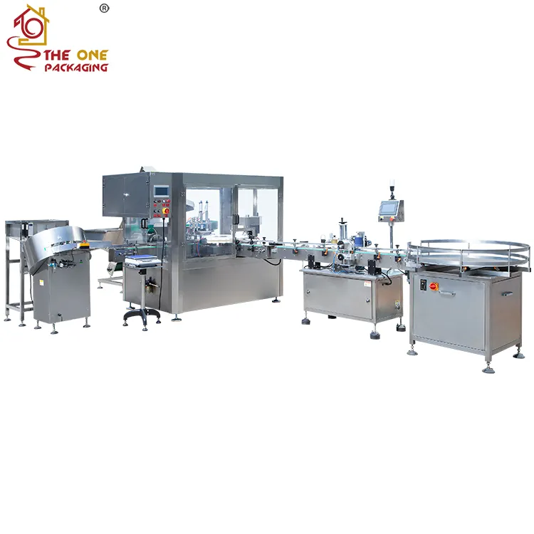 Automatic Four Heads Gear Pump Filling Capping Labeling Monoblock Line manufacturer, company ...