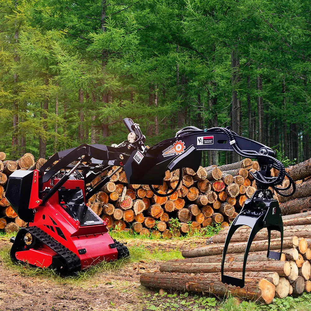 Skid Steer Log Grapple manufacturer, company | Shandong Mingko Industry ...