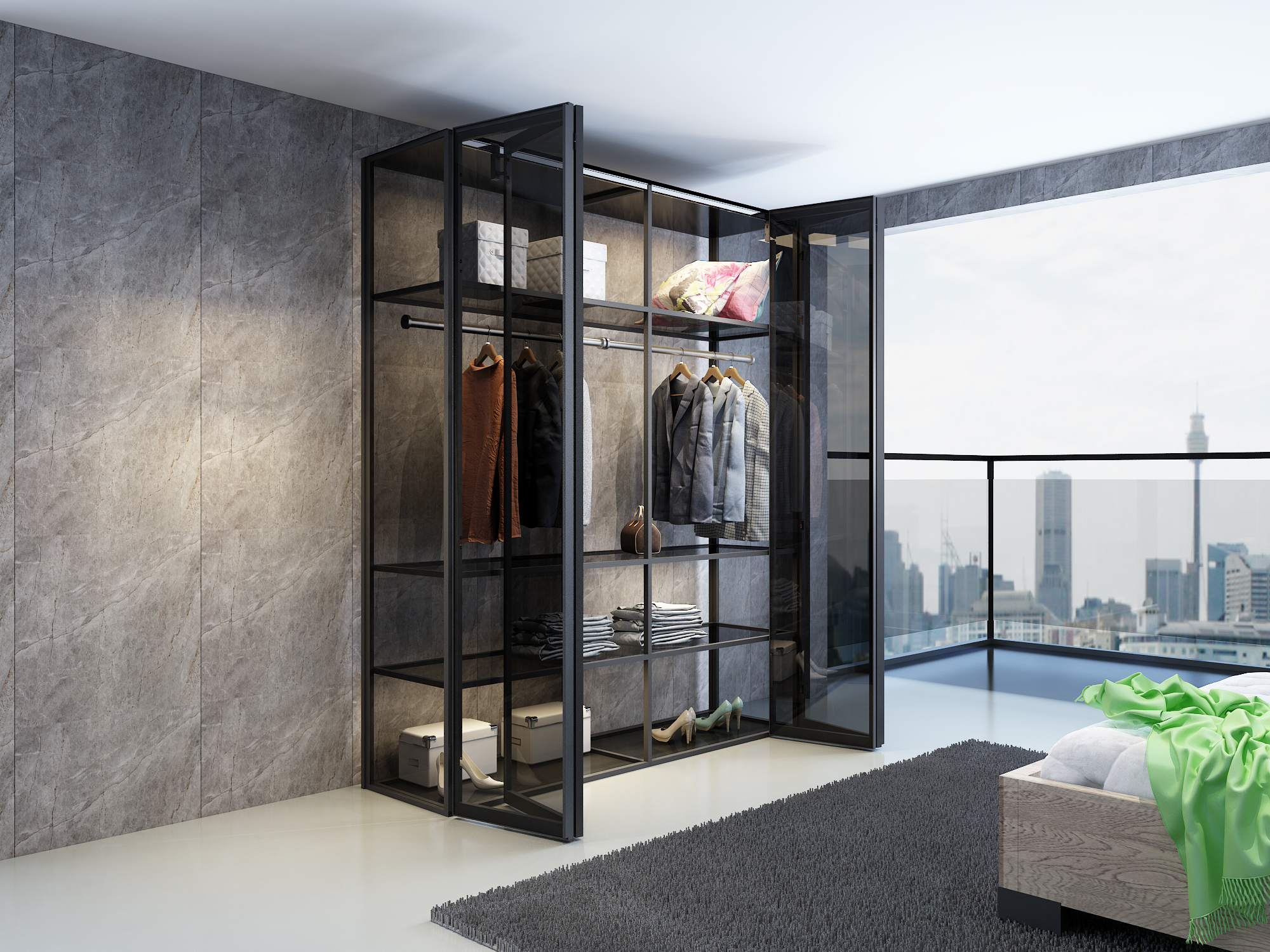 OPK Sailing 4 Aluminum Framed Door System