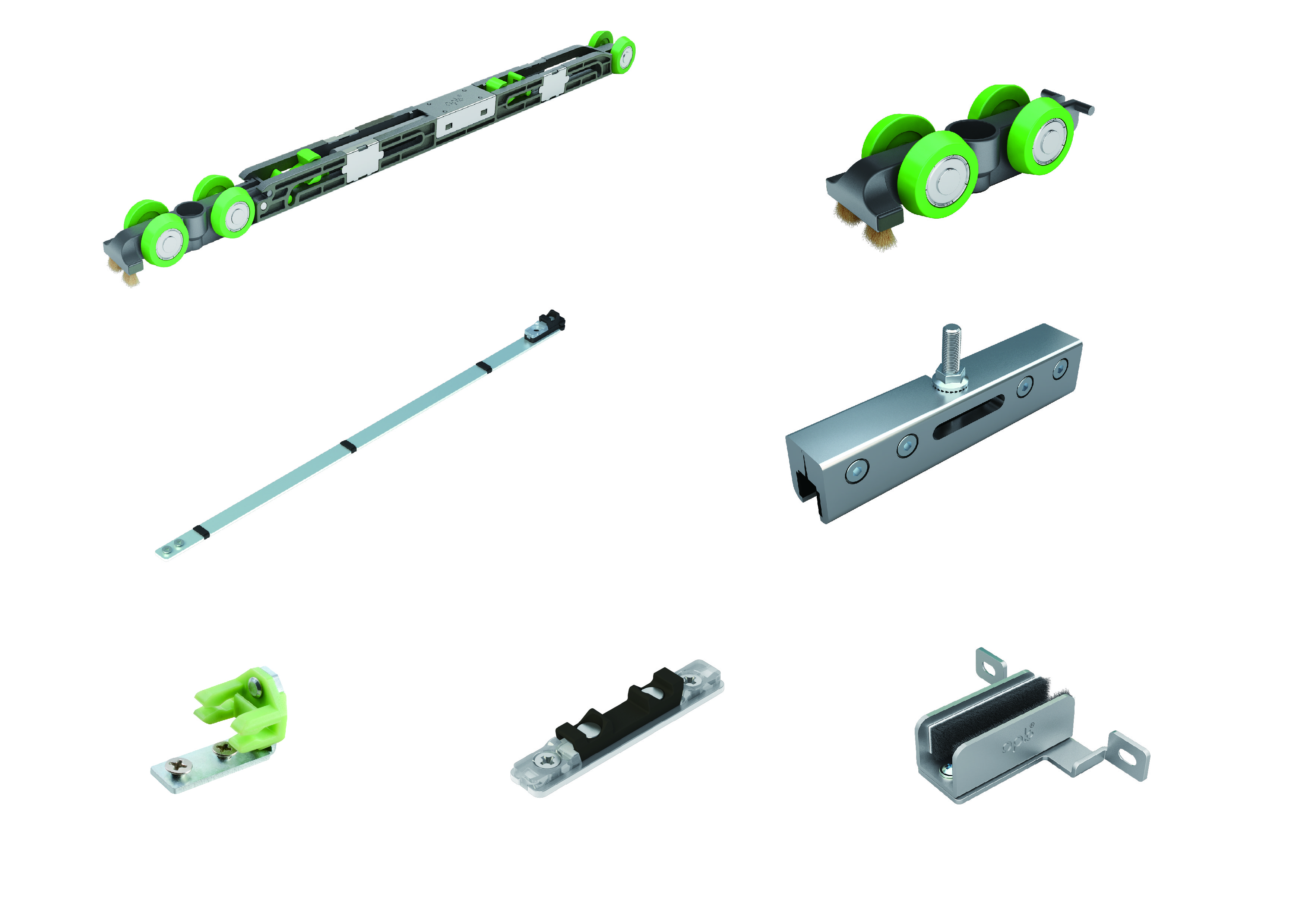 OPK Spaceship 11 Glass Pocket Door