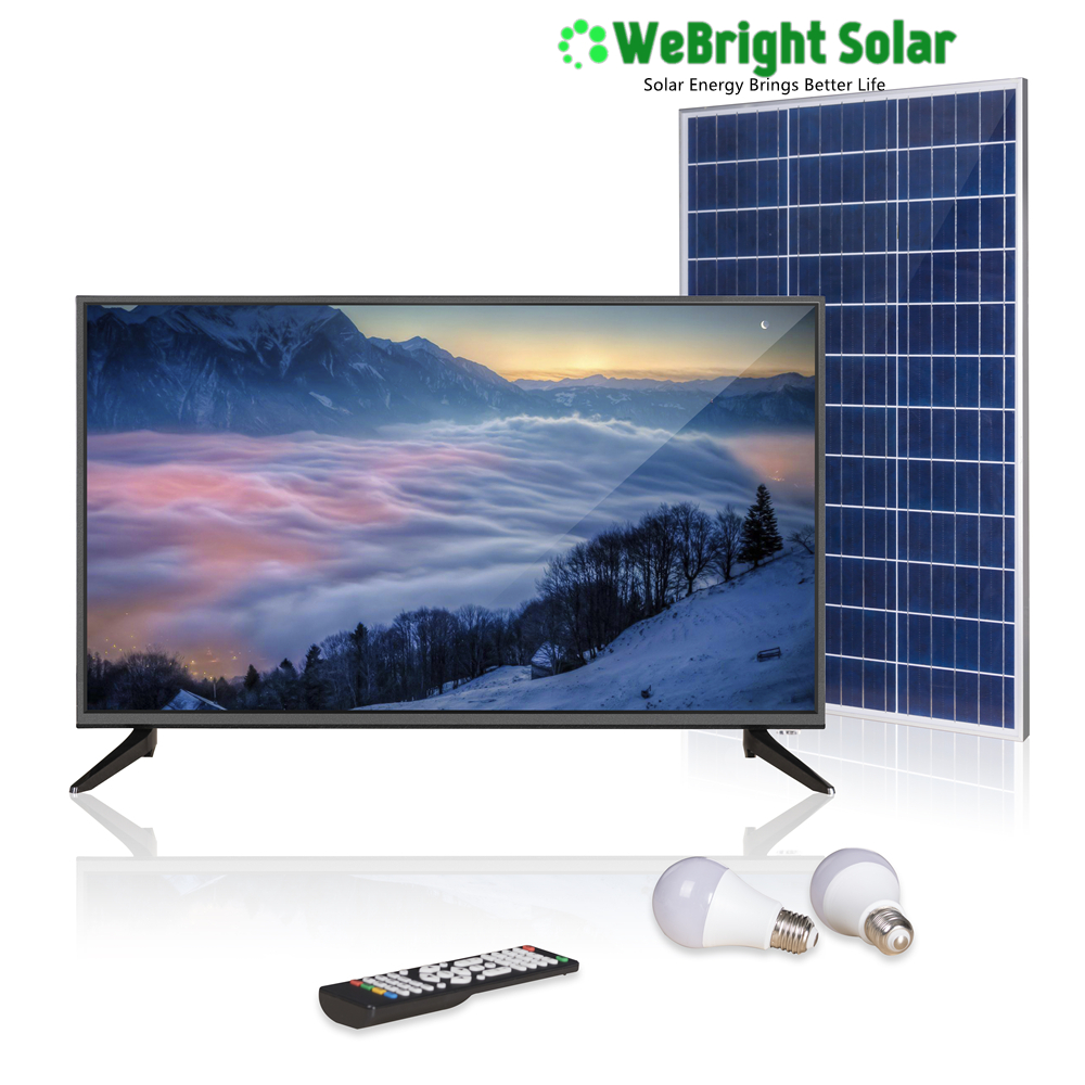 32 inch Rechargeable Solar TV Kit Manufacturer with Solar Panel and ...