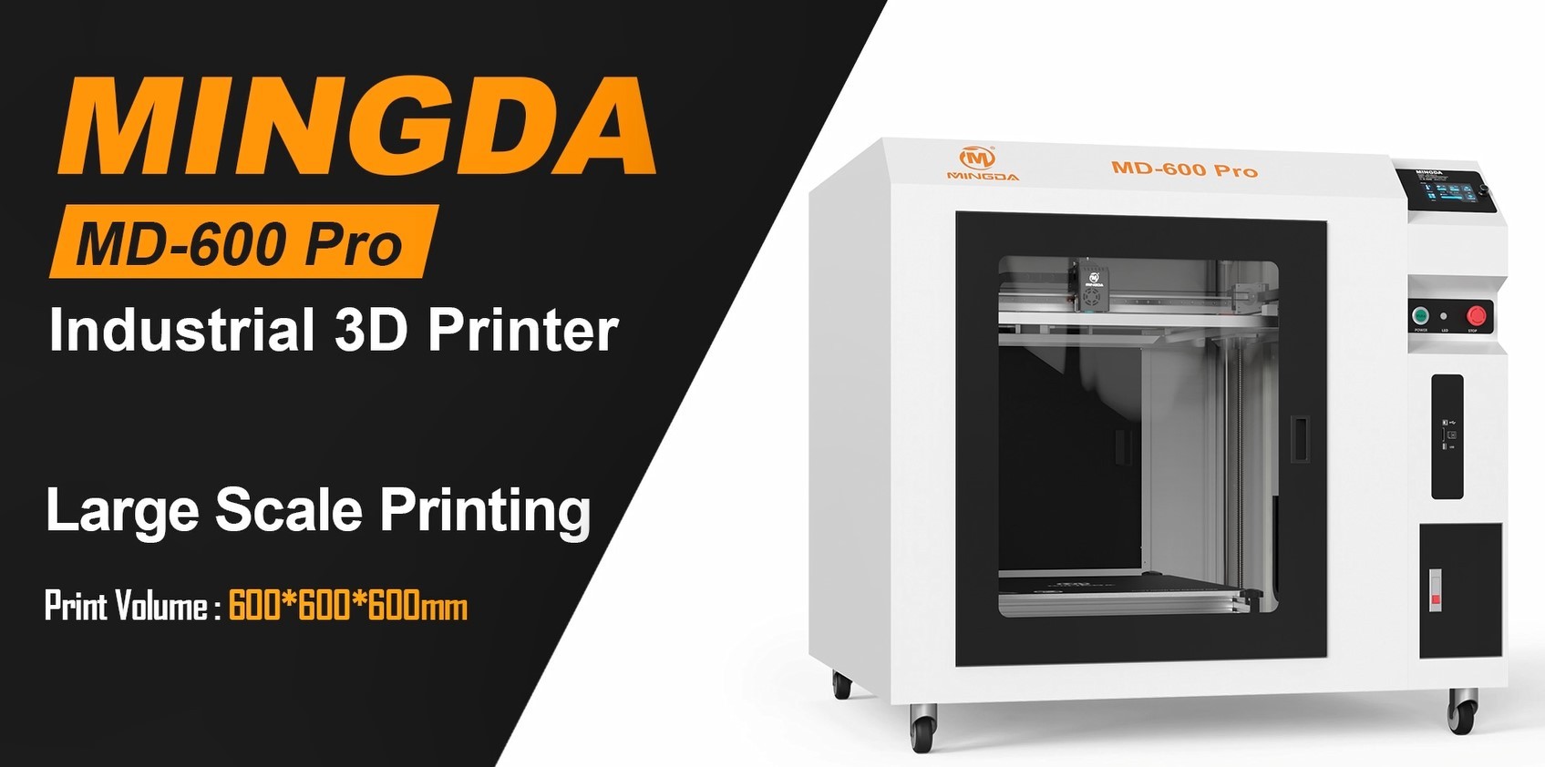 Can the MINGDA MD-600 Pro 3D printer print PET CF filament?