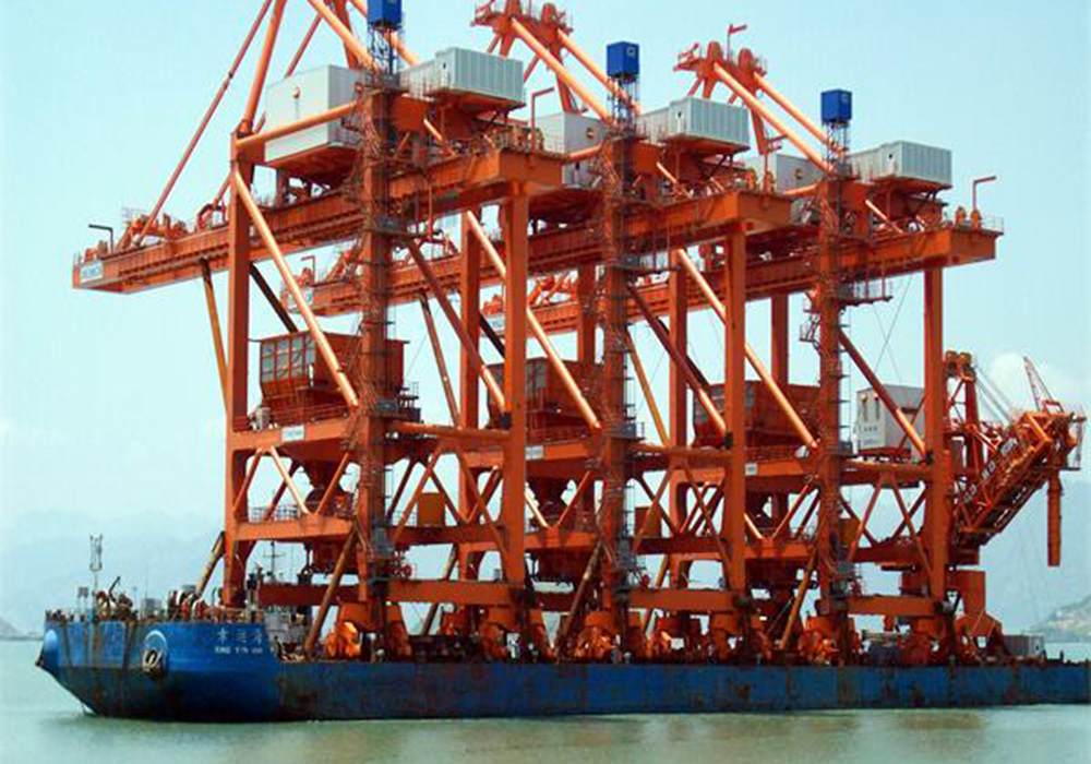 grab type ship unloader