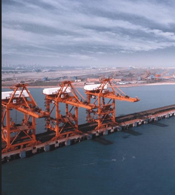 Grab Type Ship Unloader in Coal Power Station