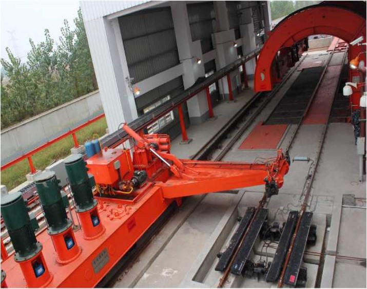 speed adjustable electrical wagon unloading system
