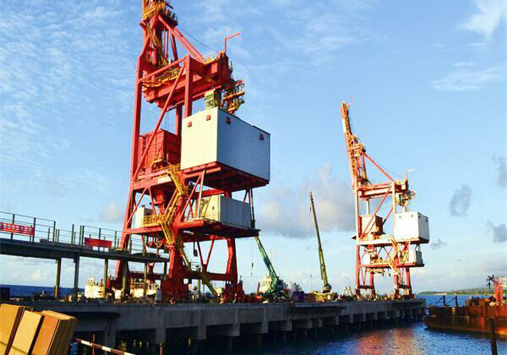 grab type ship unloader