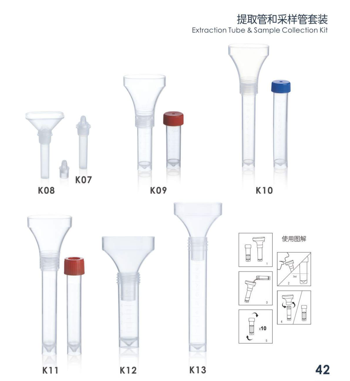 CM307-006 Extraction Tube & Sample Collection Kit