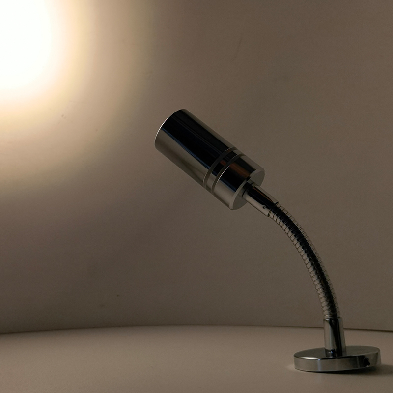 Interior 12V LED Flexible Gooseneck Reading Lights With Blue Lighting