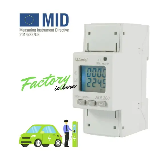 ADL200 Single Phase Din Rail Energy Meter