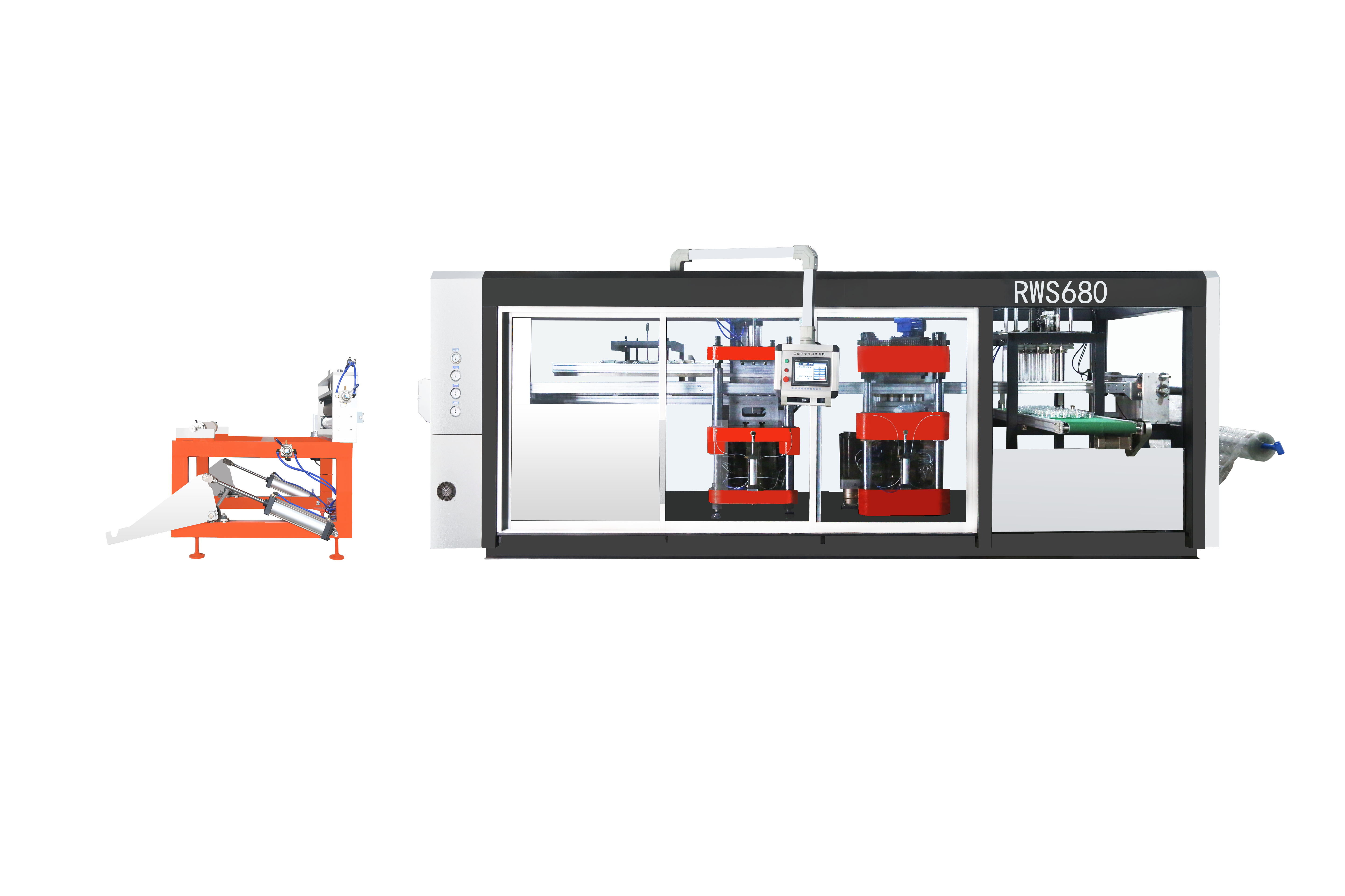 RWS-800 Positive and Negative Pressure Station Thermoforming Machine ...
