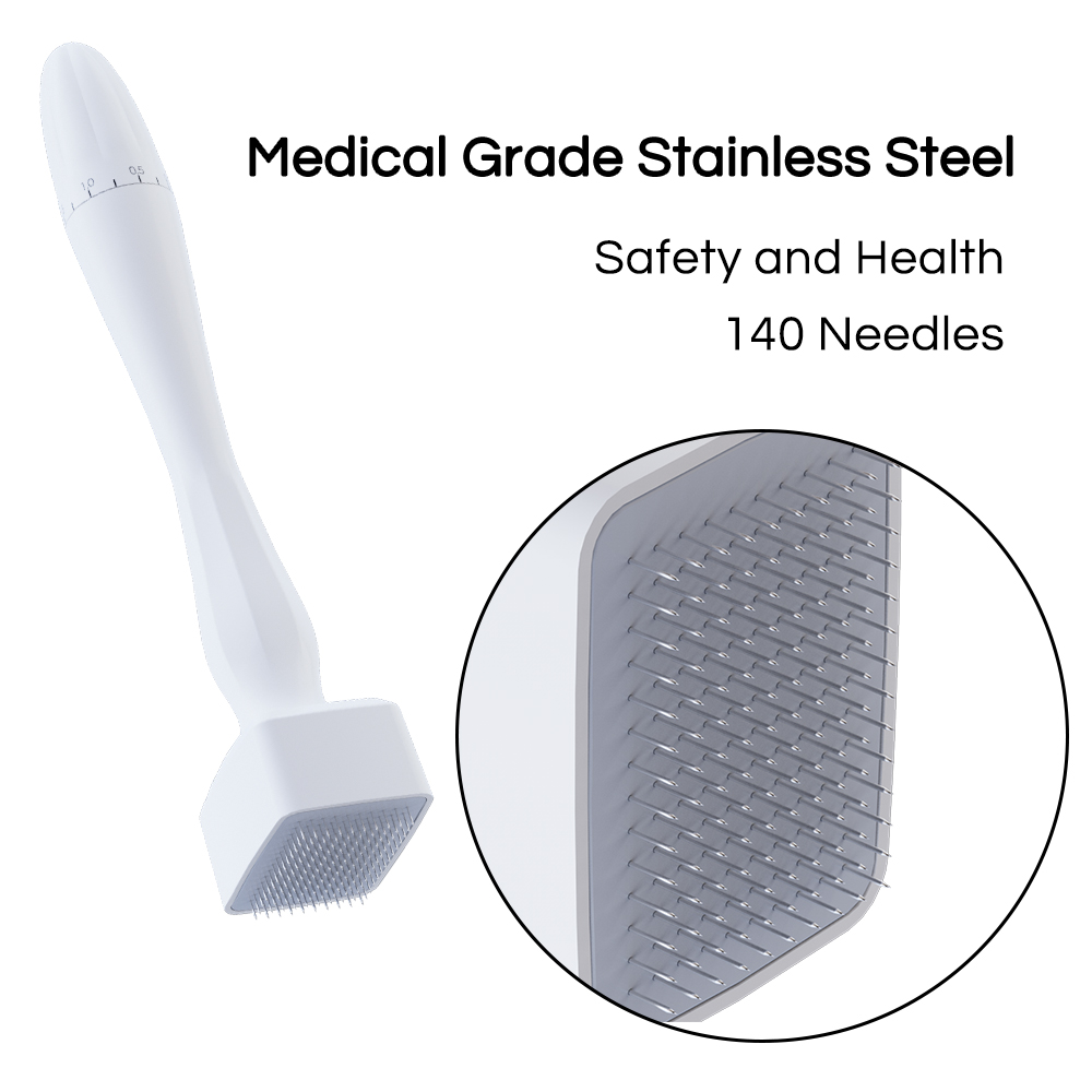 Microneedling Derma Stamp Adjustable Medical Stainless Steel 140 ...