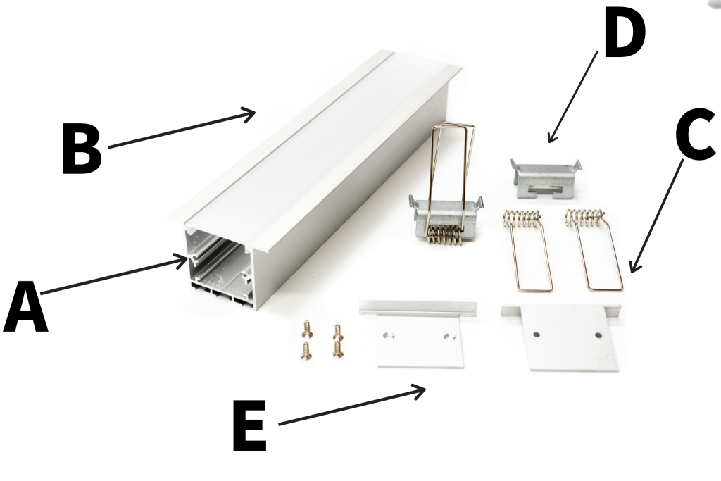 kb 3535 a 35mm led aluminum extrusion profile u shape channel for led ...