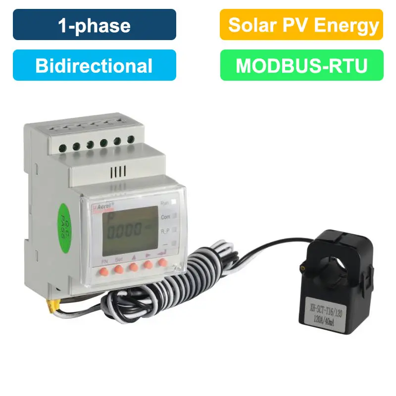 ACR10R-DxxT Bidirectional Single-phase Reflux Monitoring Energy Meter ...