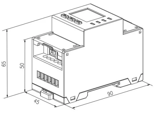 3 Phase Multi-Function Energy Meter with CTs ADL400N company | Acrel Co ...