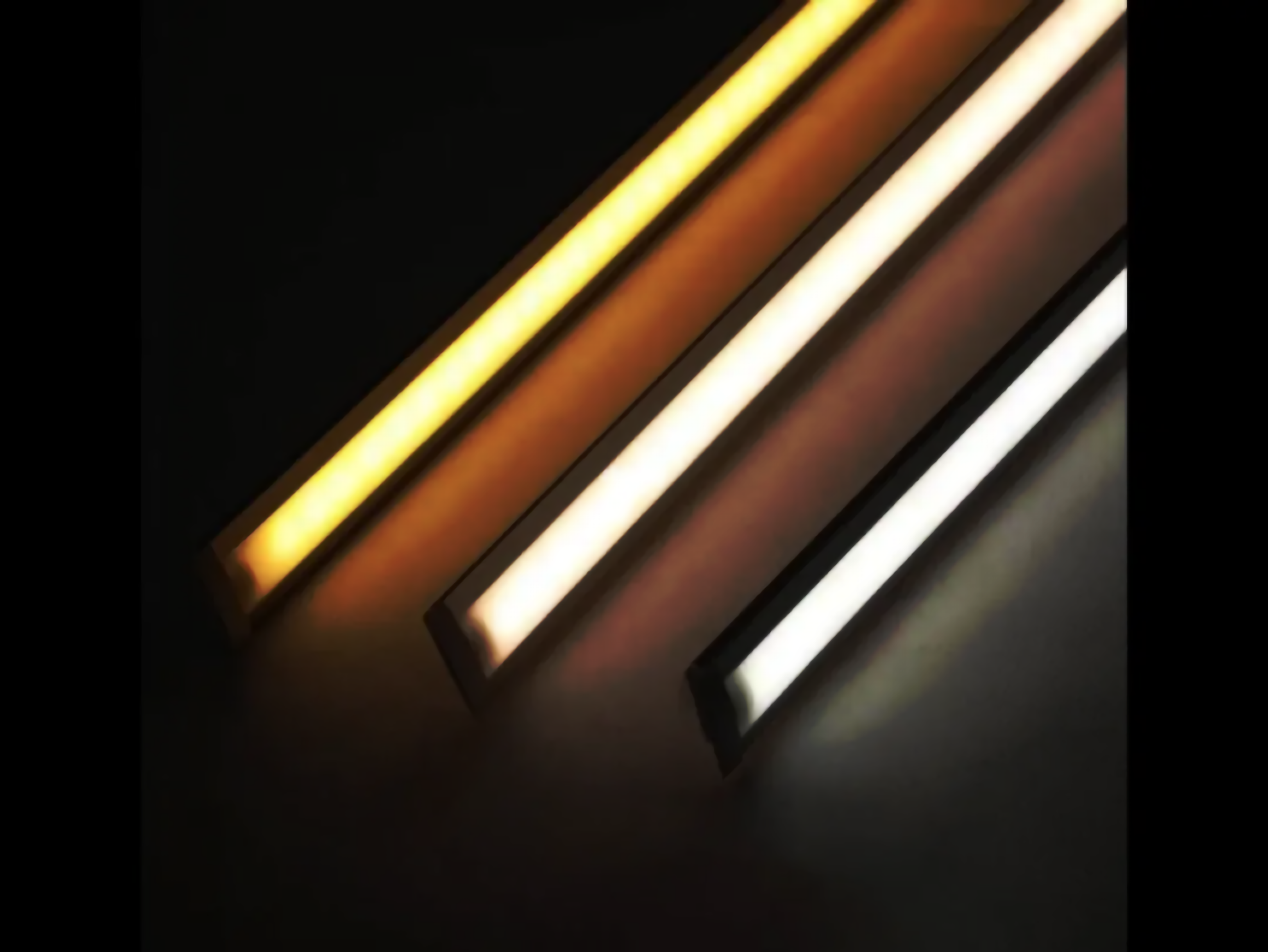 (Recessed linear lights)