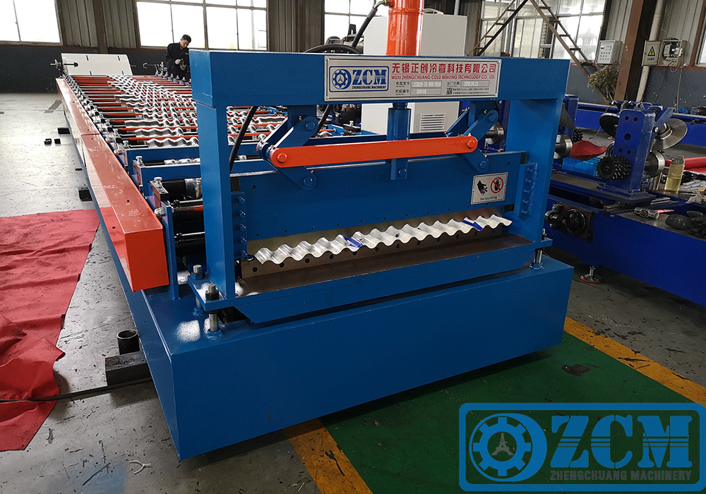 Corrugated roof sheet roll forming machine company | Wuxi Zhengchuang ...