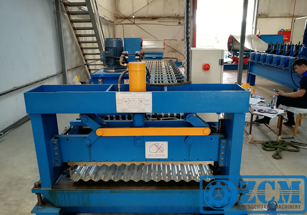 Corrugated roof sheet roll forming machine company | Wuxi Zhengchuang ...