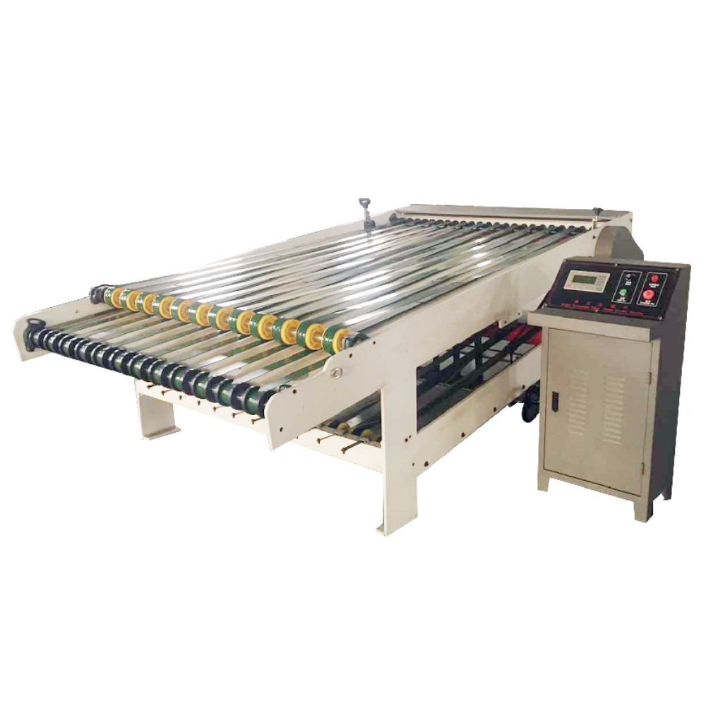 1600 Model Stacker Corrugated Double Layer Single Facer Paper Cardboard ...