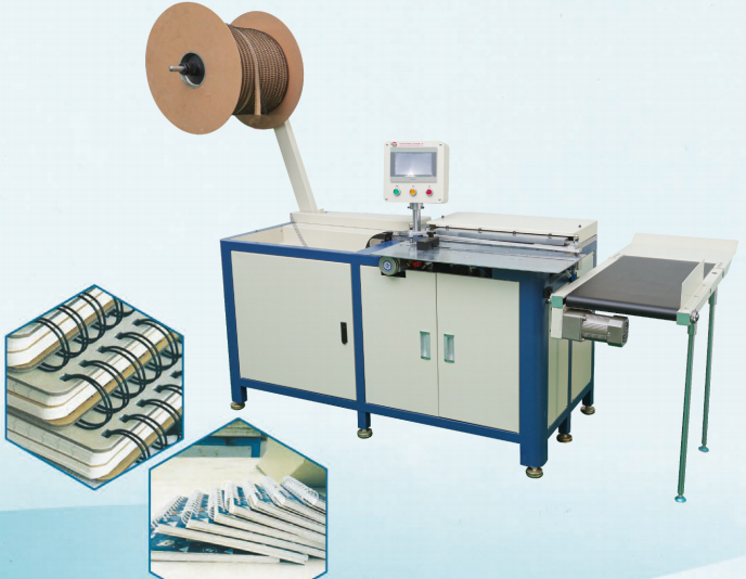 PRY-520A Semi Automatic Electric Double Twin Loop Wire Book Binding Machine manufacturer ...